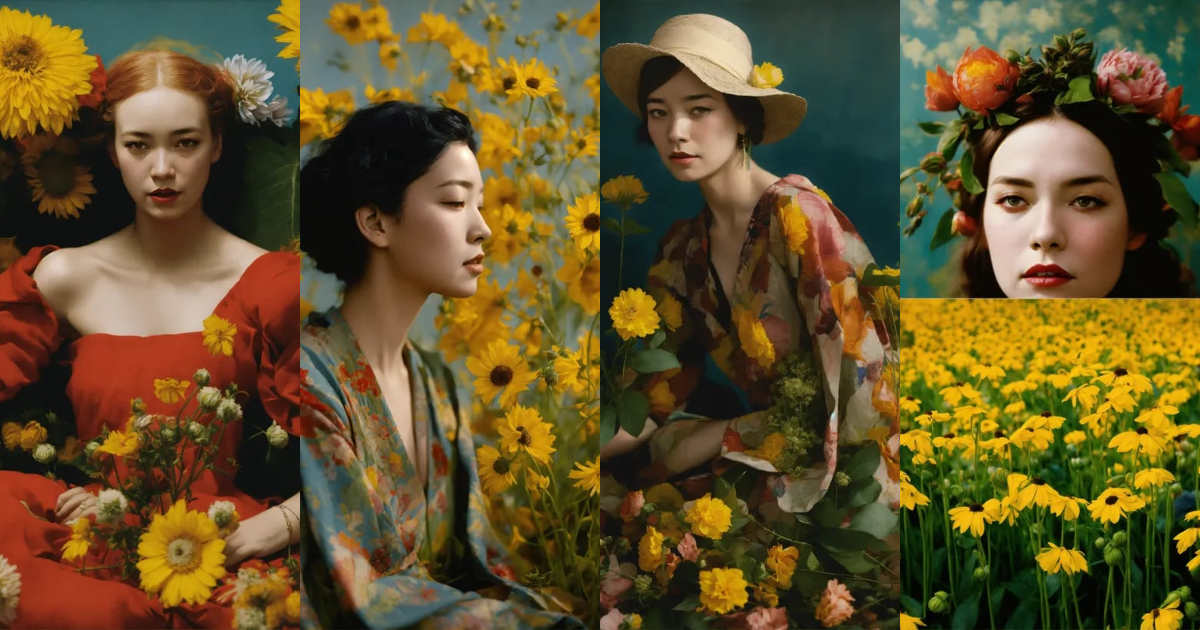 Lexica - Flowers photography in style Dorothea Lange, Annie Leibovitz ...