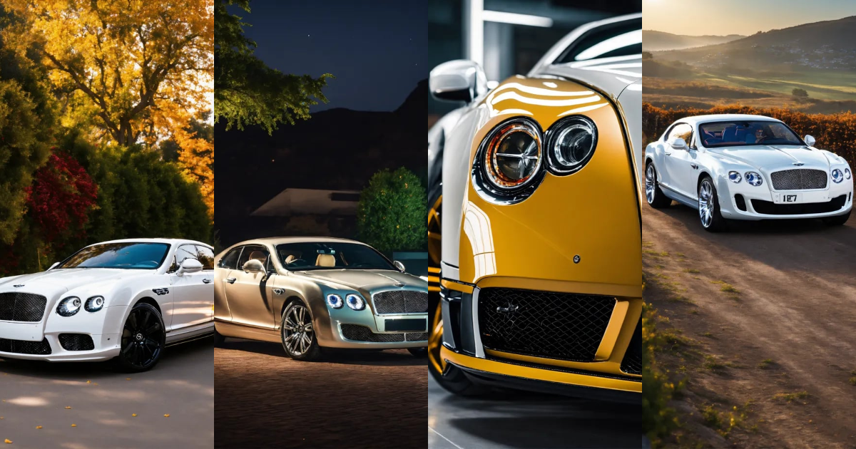 Lexica - Create a picture of a white bently