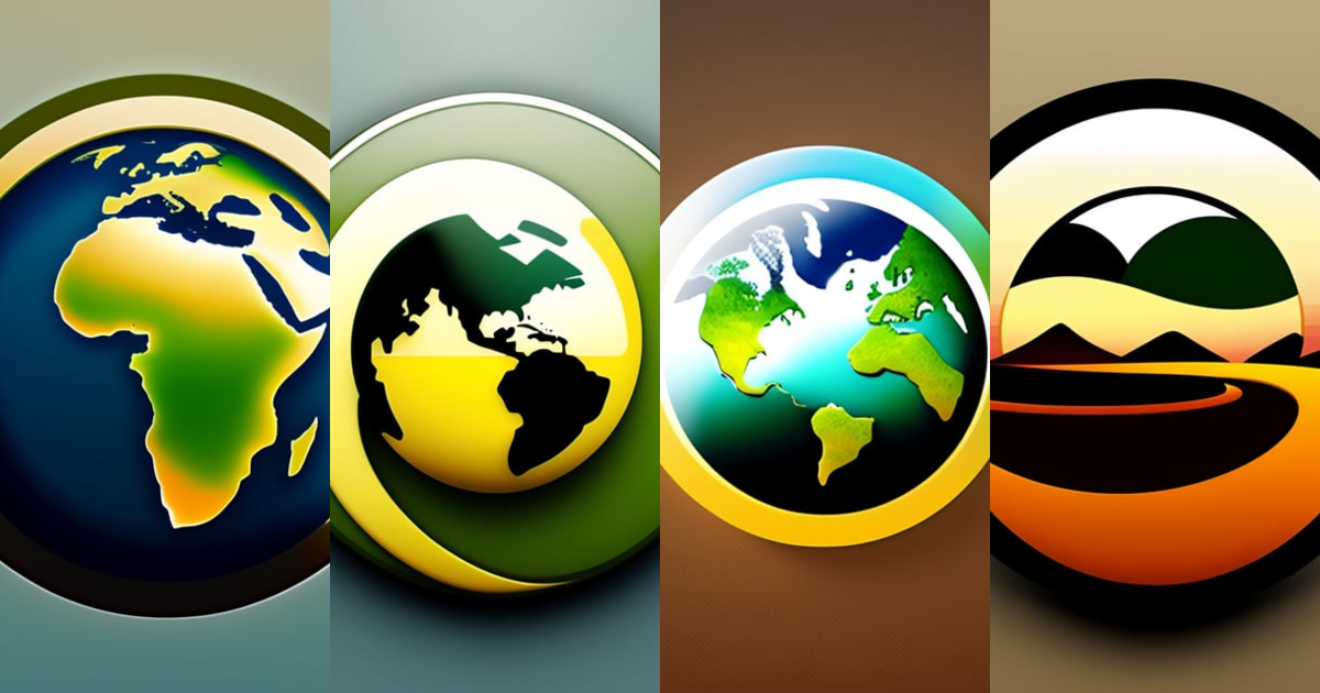 Lexica - Simple thick line illustrated icon of the earth to be used as ...