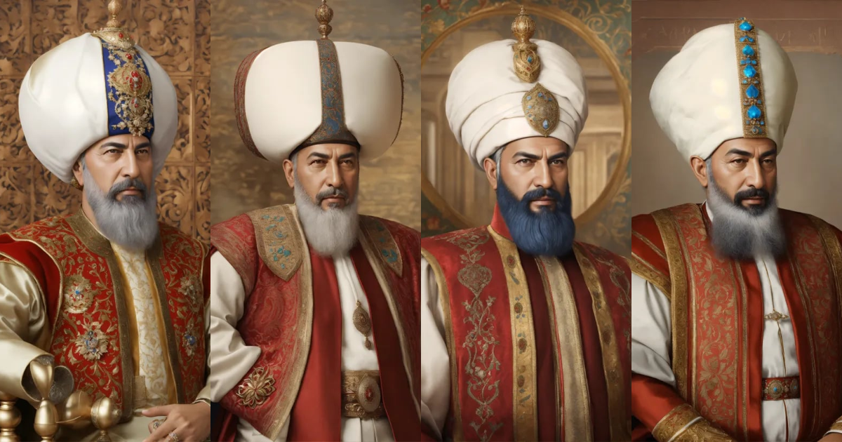 Lexica - Kanuni Sultan Süleyman portrait, 3d render, hyper realistic ...