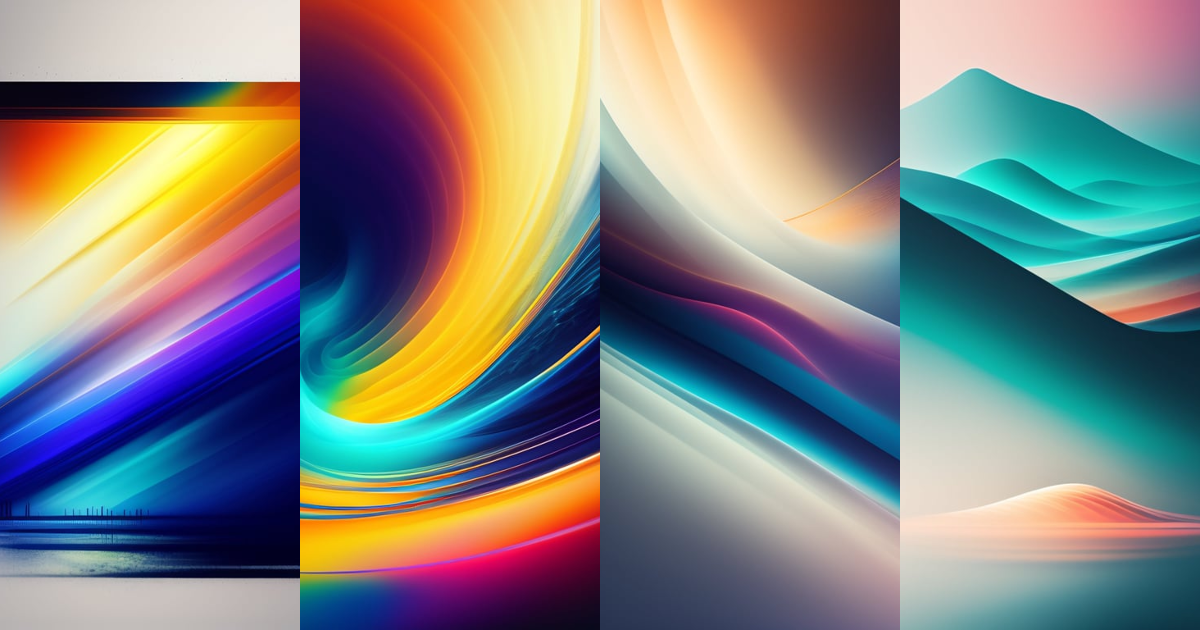 Lexica - Abstract art, slightly hazy, sketched lines floating in an ...