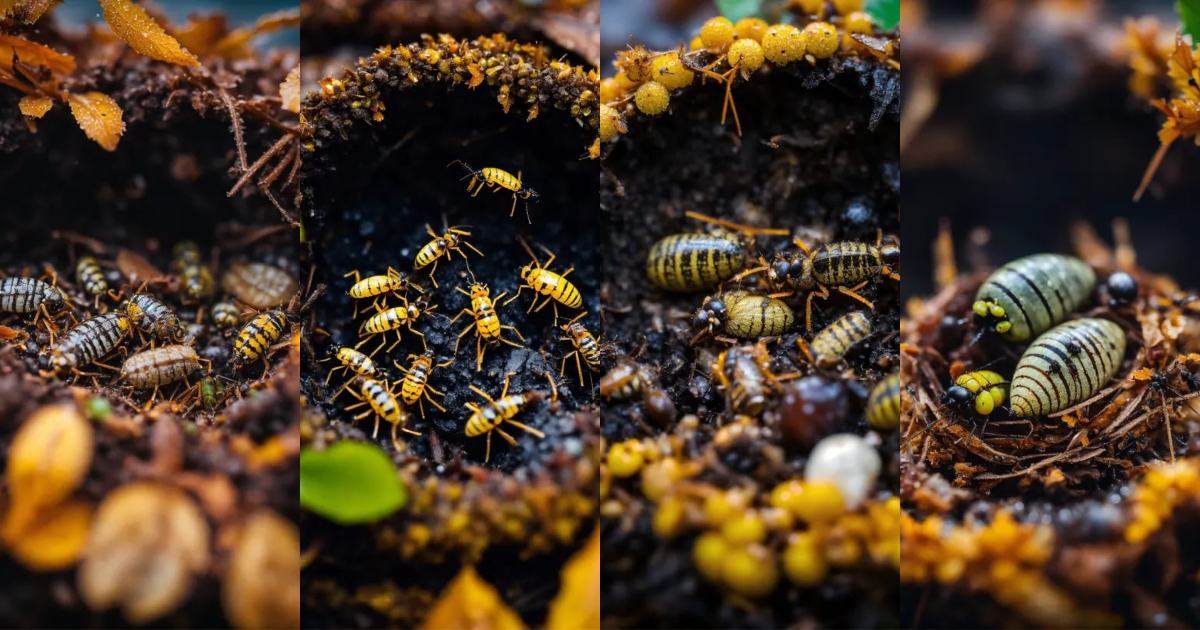 Lexica - Dark creepy ugly rainy Autumn macro photography close-up of a ...