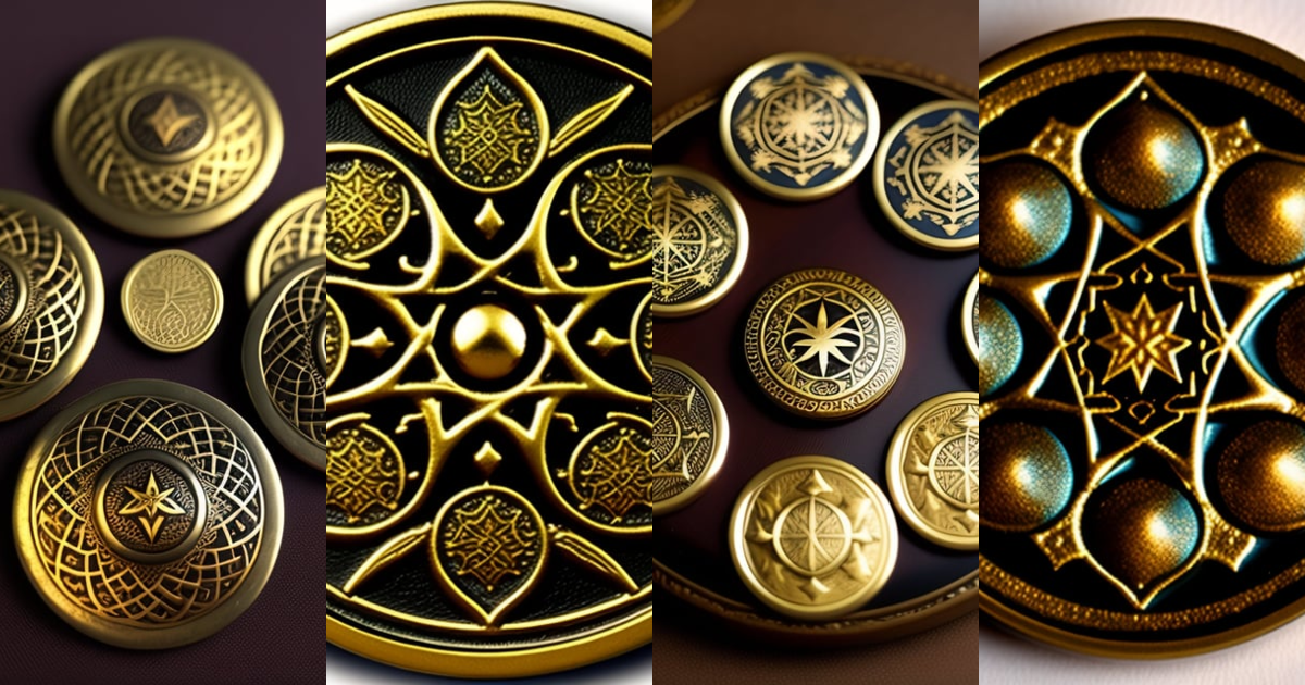 Lexica - Pentacles coins tarot Arcane Divination Esoteric Realistic ...