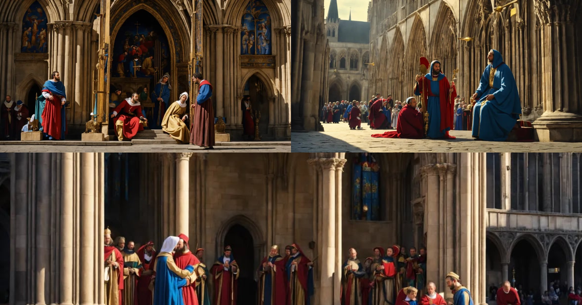 Lexica - High quality, 8K Ultra HD, hyper realism. medieval scene in ...