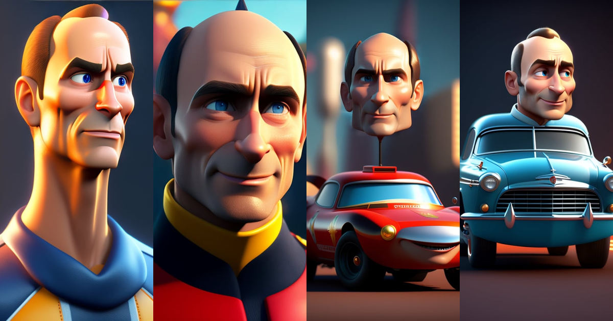 Lexica - "Vladimir Putin" as a pixar disney character from Cars , real ...