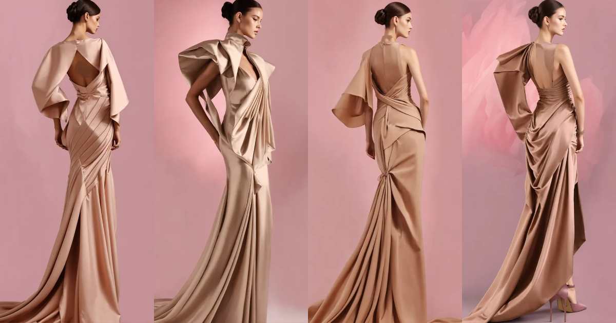 Lexica - INNOVATIVE HAUTE COUTURE FASHION DESIGN dress WITH WIDE ...