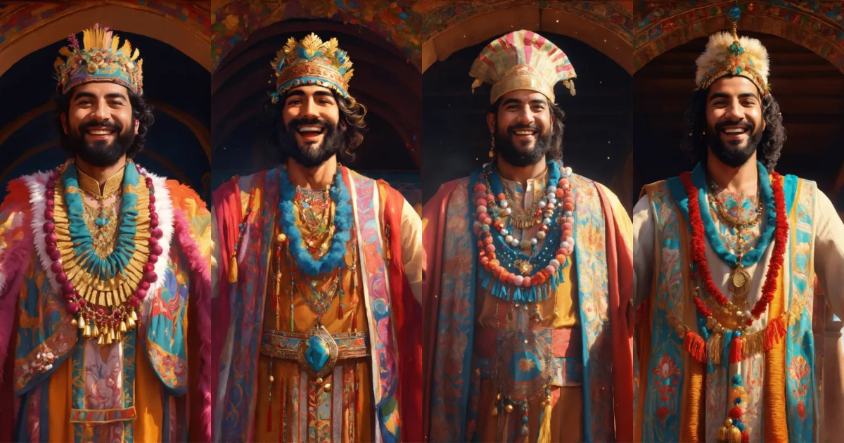 Lexica - In 770 BC at an outdoor bizarre, a frilly Assyrian royal ...