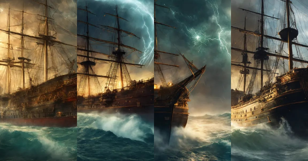 Lexica - Historical ships disappearing into interdimensional portal in ...