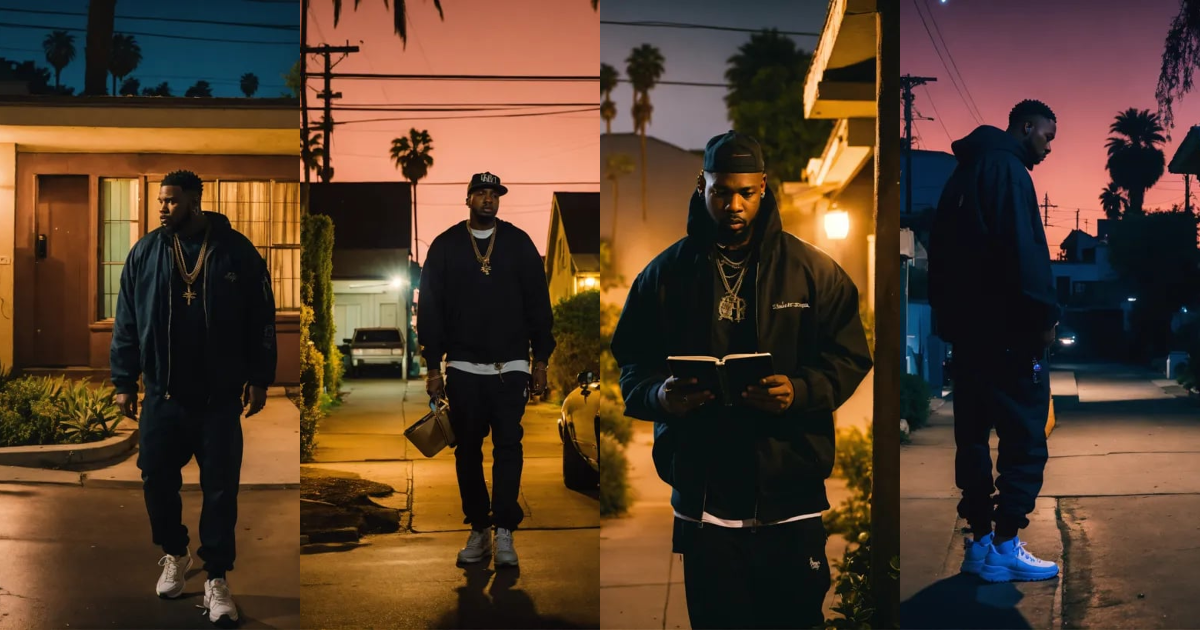 Lexica - Interior view rapper Antron Singleton "Big Lurch walking with ...