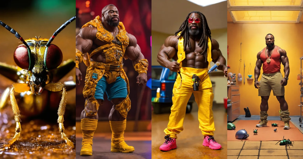 Lexica - 1 inch Bug size Shrunk tiny shrinking micro Rapper fairy toy ...