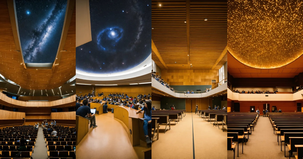 Lexica - Students in an astronomy lecture hall