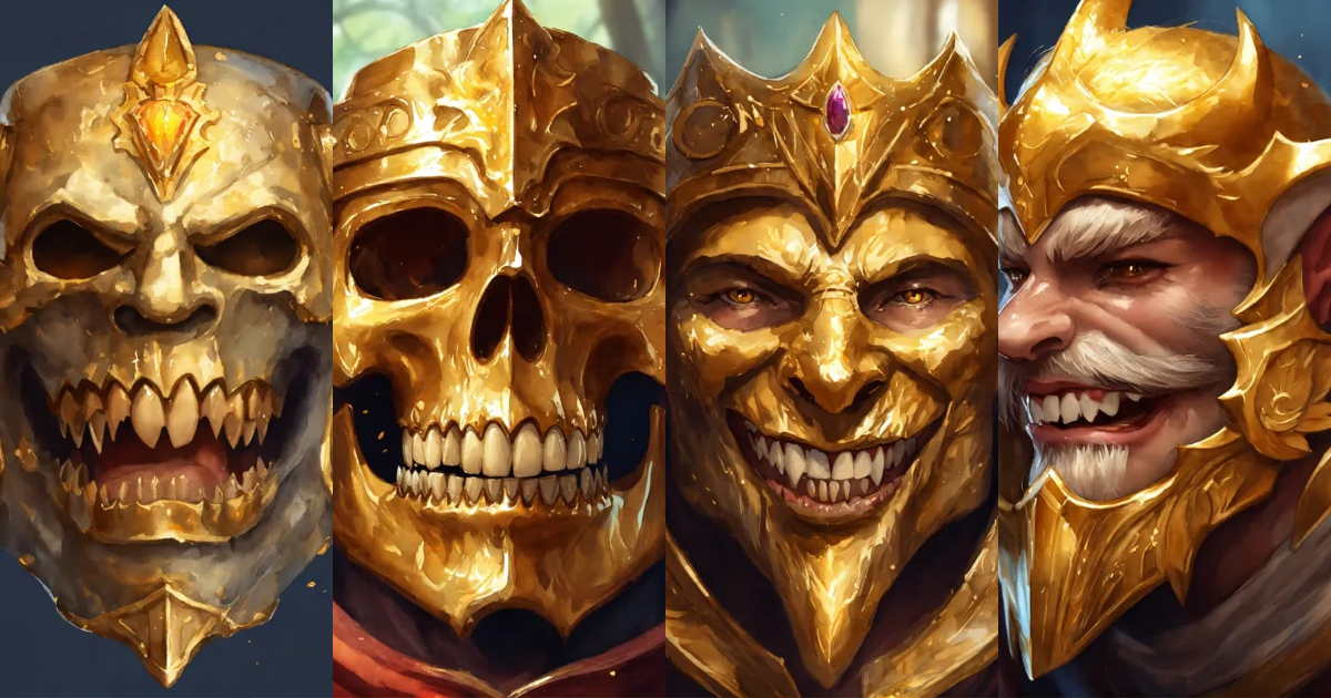 Lexica - Single human golden tooth, fantasy medieval, game icon ...