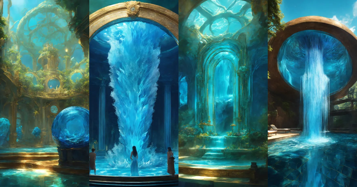 Lexica - Aqua Echo The Aqua Echo is a majestic aquatic creation. Its fur flows like liquid ...