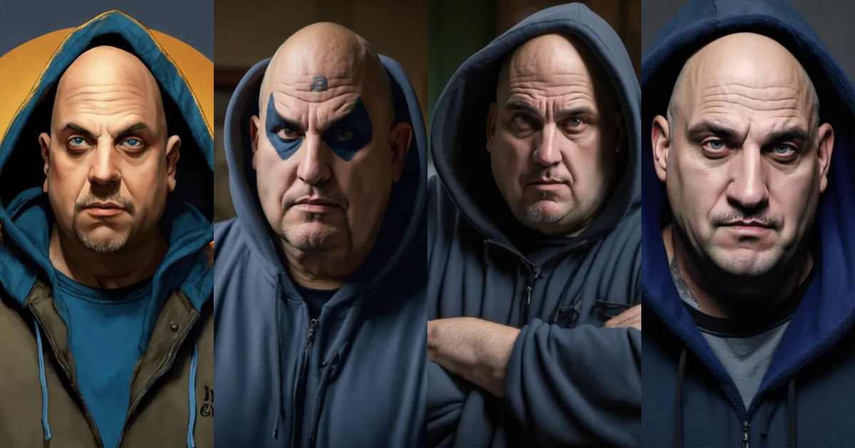 Lexica - UNCLE FESTER JOHN FETTERMAN WEARING A HOODIE OVER HIS HEAD ...