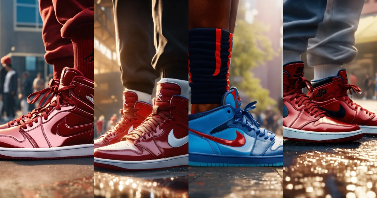 Lexica - 8k HDR photo full body Michael Jordan introducing Nike ...