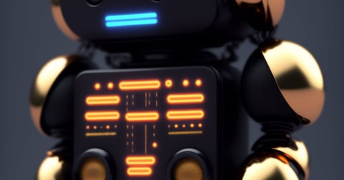 Lexica - A very cute robot with a LCD screen for a face made from ...