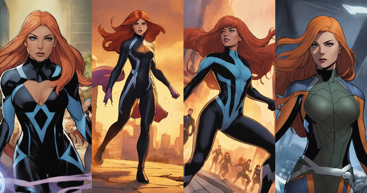Lexica - Marvel Auran girl from inhumans tv show animated in action ...