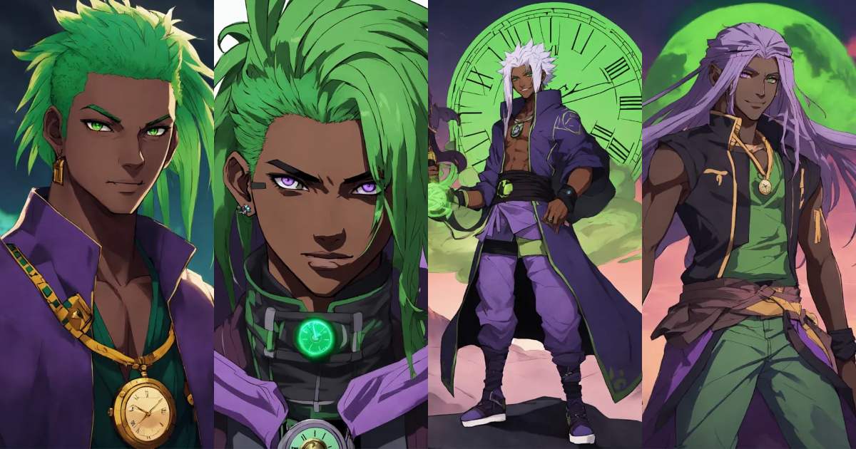 Lexica - Dnd aasimar, African Naruto anime character, fit build, long ...