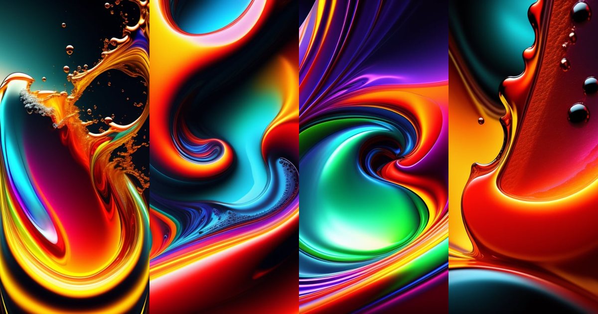 Lexica - Abstract, liquid fluid, wallpaper