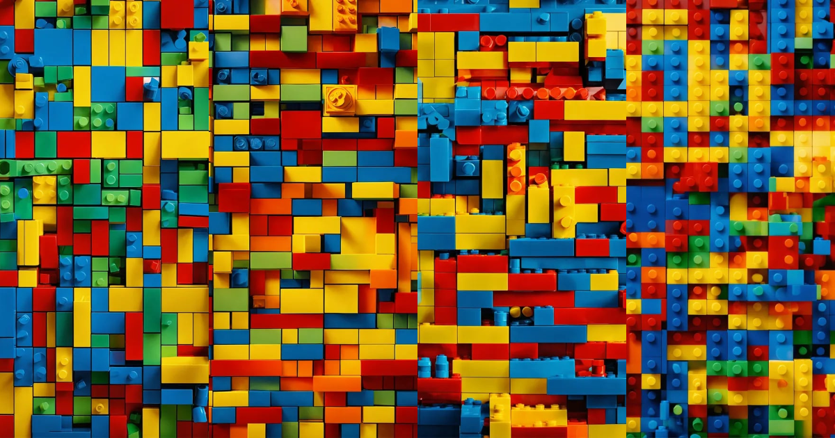 Lexica - LEGO pattern, 3D