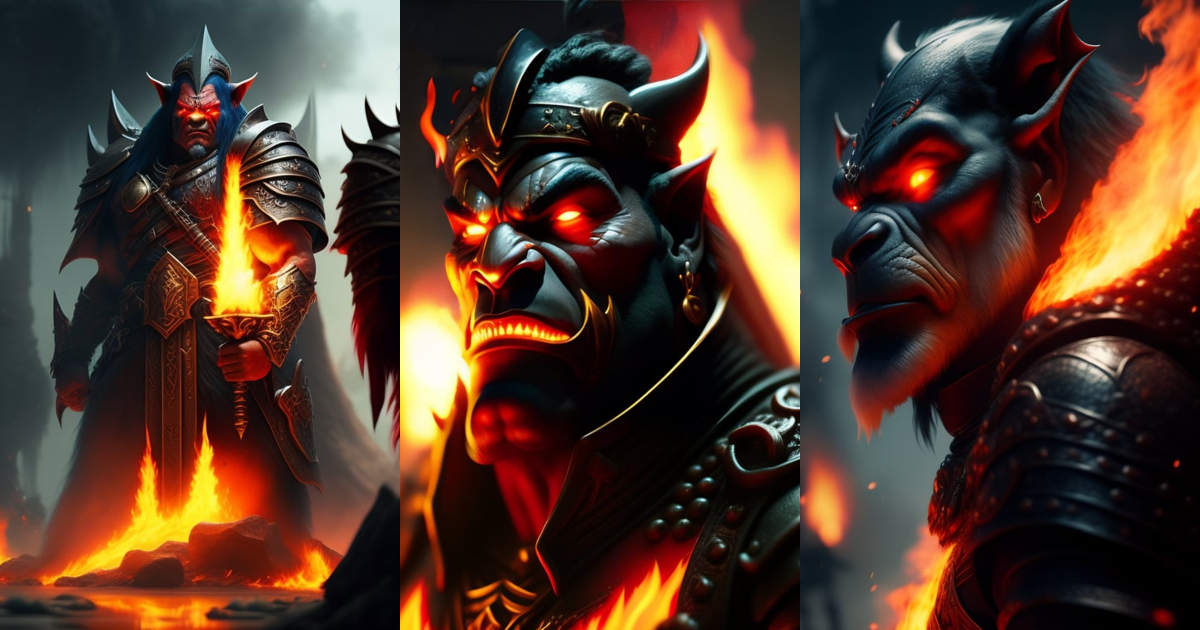 Lexica - Orcs on fire
