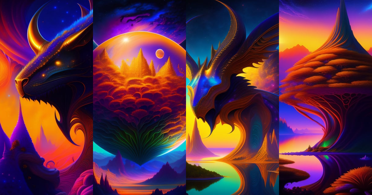 Lexica - Creatures of the night, monsters, digital painting, digital ...