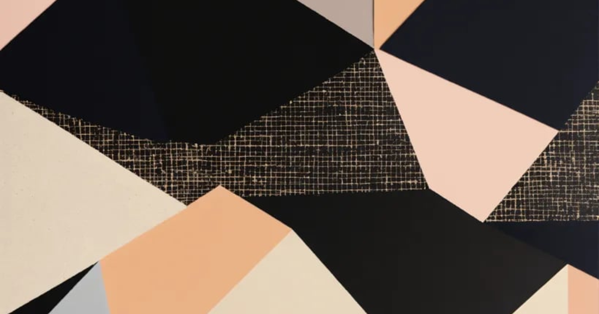 Lexica - Fragments, riso design, texture, pastels cream black