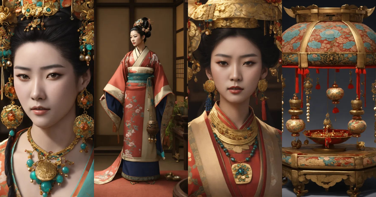 Lexica - Edo period jewelry, Ford Halam style, Shibuichi, highly detailed, artstation, concept ...