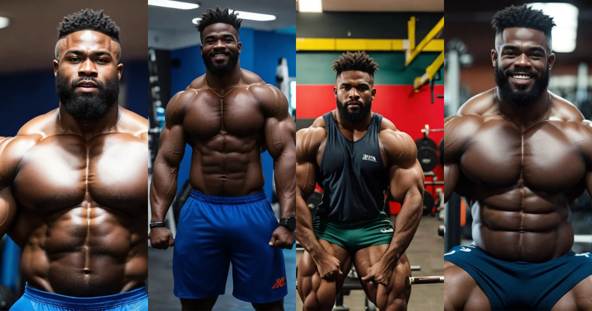 Lexica - 30-year-old hairy man with big muscles, Bukayo Saka, big ...