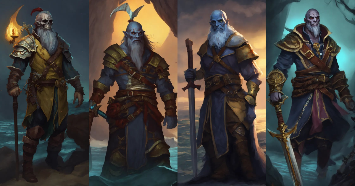 Lexica - Undead Duergar Sailor, digital painting