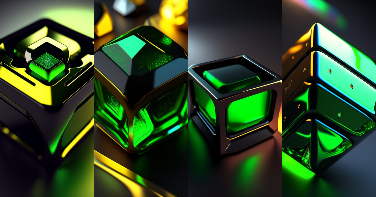 Lexica - A photorealistic render of a metallic crystalline neotribal ...