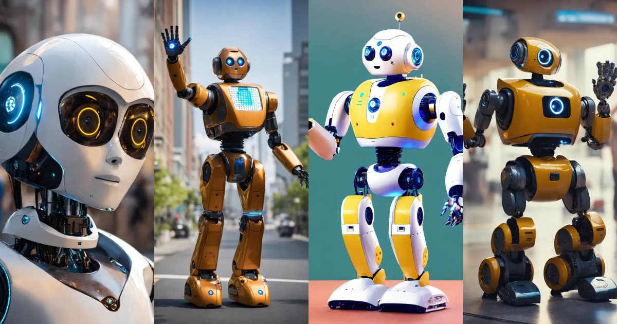 Lexica - Ai robot waving good bye