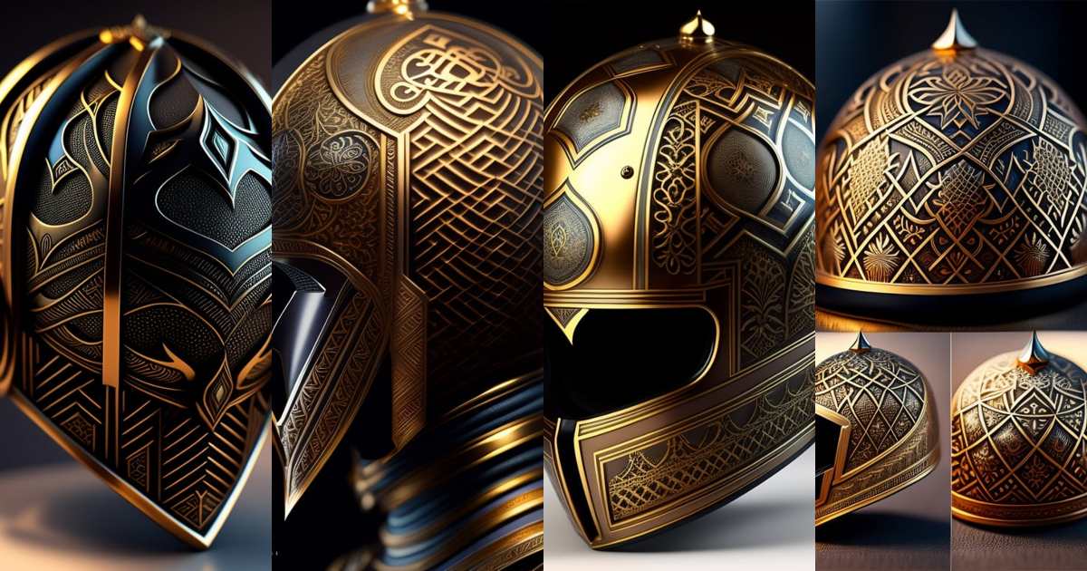 Lexica - Geometric patterns fractal engraved in metal 4K detailed ...