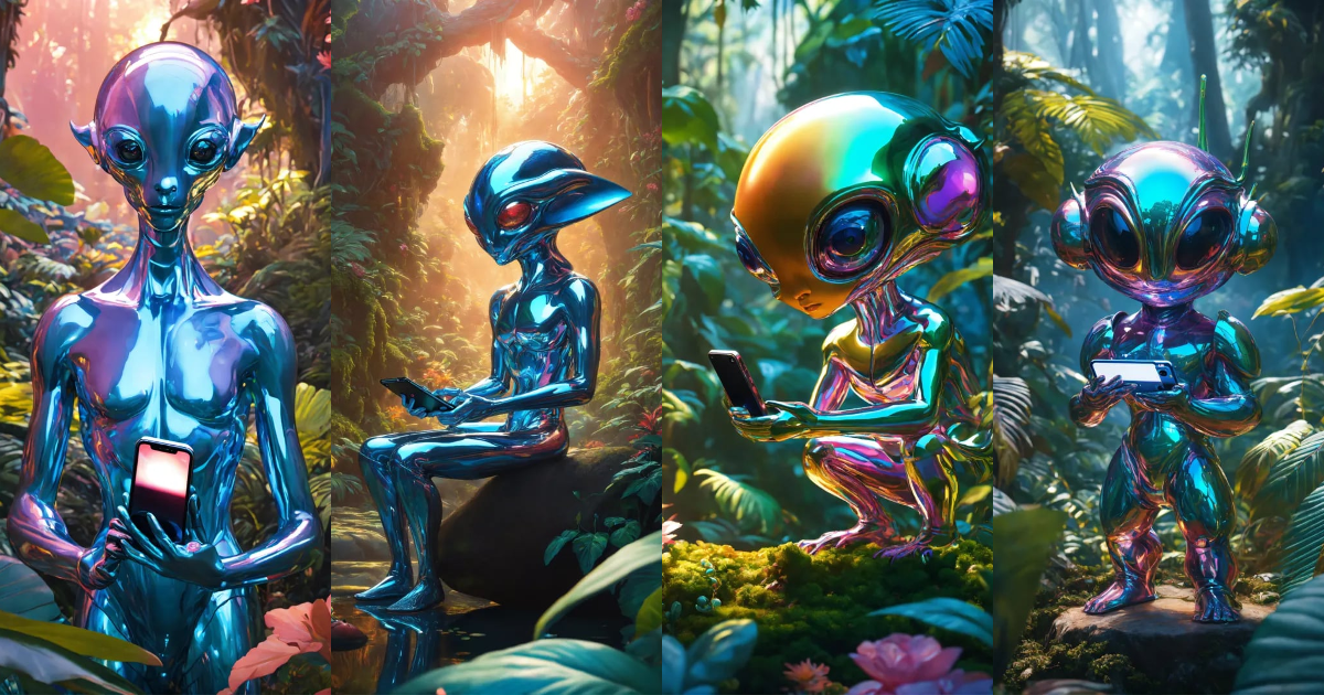 Lexica - Extremely Ultrarealistic Photorealistic 3D cute iridiscent ...