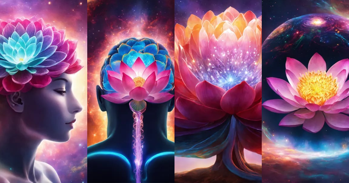 Lexica - Human brain is exuding magical light of vibrant colors, put a ...