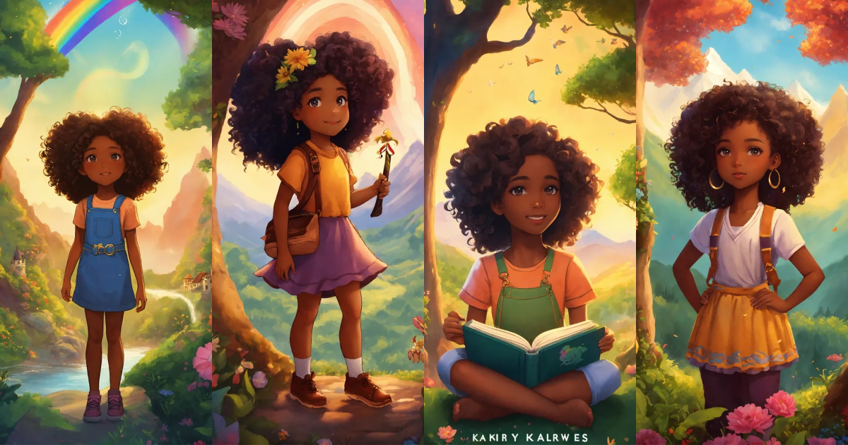 Lexica - Cover for a children's book, without text and must portray the ...