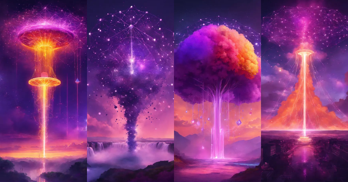 Lexica - Visualize a seamless migration of a vibrant Geyser energy ...