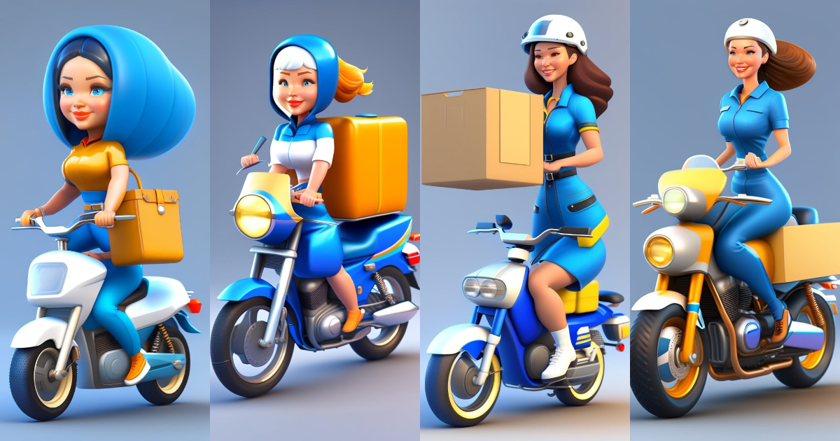 Lexica - Avatar, drawing, 3d, cartoon style, white woman, full body ...