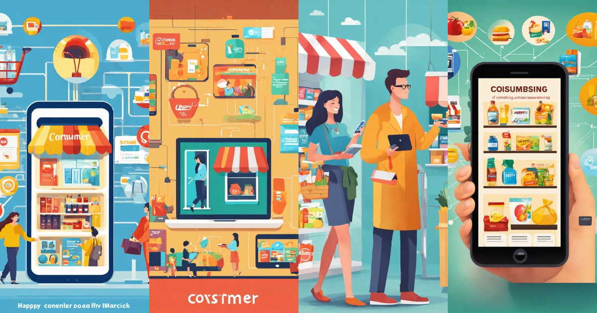 Lexica - Design an image illustrating the concept of consumer-oriented ...