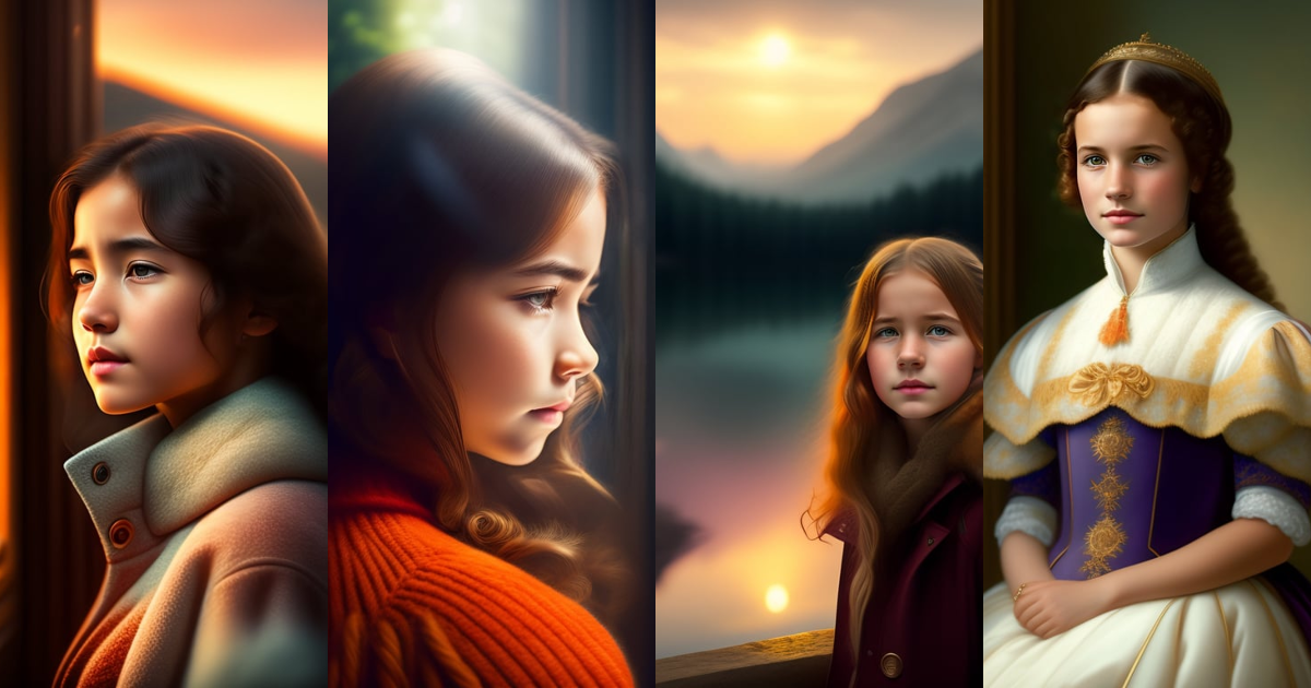 Lexica - A young lady with the imagination of heartache of unreturned ...