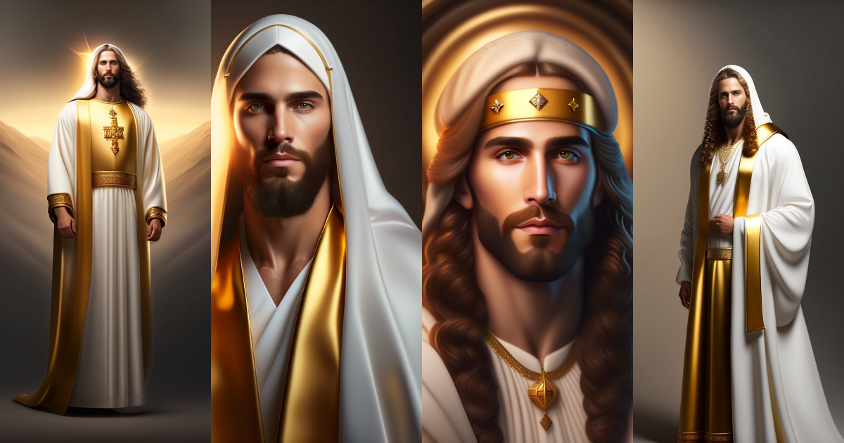 Lexica - Jesus Christ, realistic photography, dressed, man,, white and ...