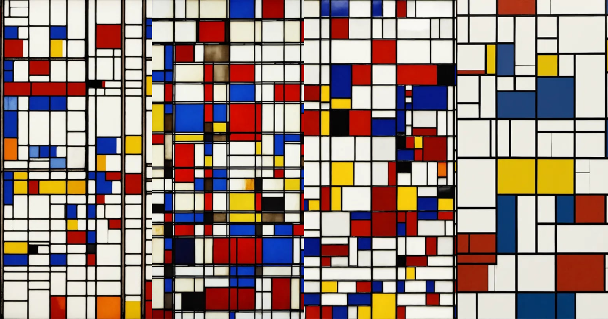 Lexica - High-resolution photograph Mondrian, a minimalist background ...