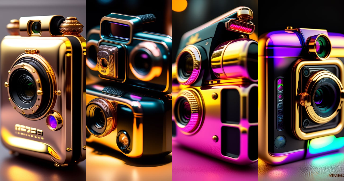 Lexica - Hyperrealistic rococo neo tokyo steampunk minimal instax mini ...