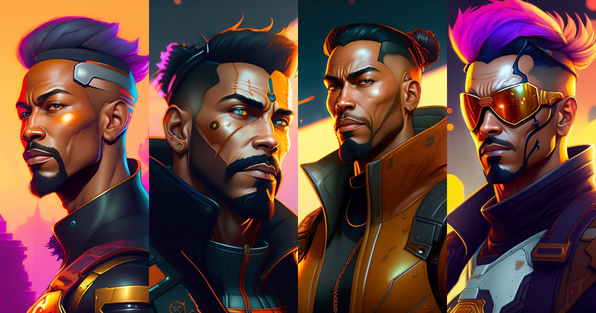 Lexica - A study of cell shaded portrait of james cameron cyborg as ...