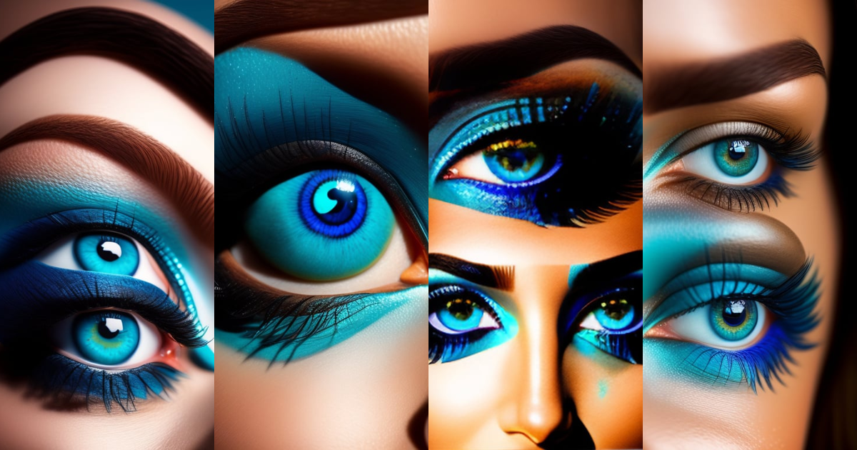 Lexica - The ability to truly see, beautiful blue turquoise eye, long ...