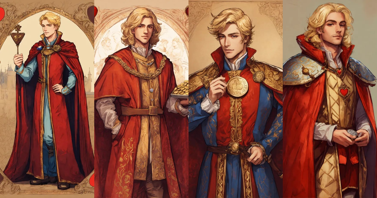 Lexica - Sketch of handsome clever blonde nobleman with a fancy ...