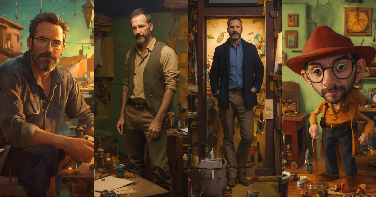 Lexica - A crafty man in his 40s