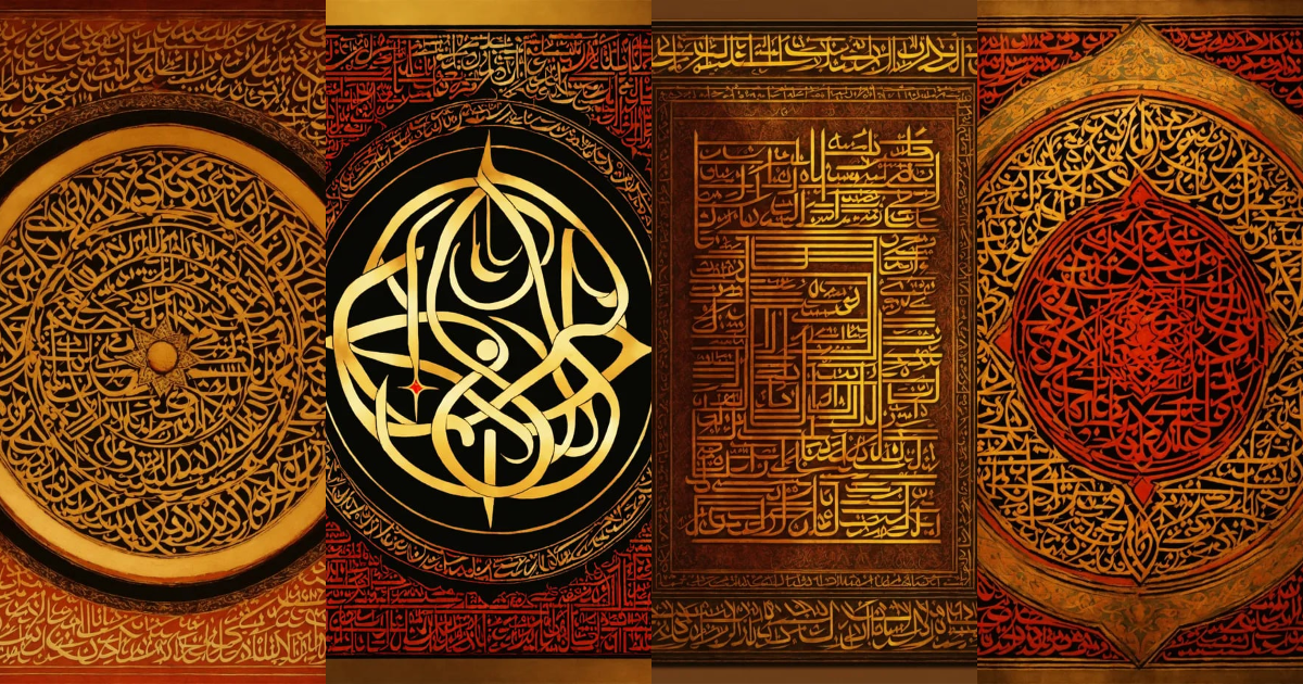 Lexica - Lucifer islamic art arab text script calligraphy