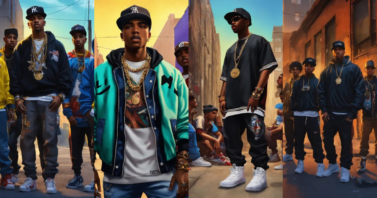 Lexica - Pop art, hyperrealist full body portrait of black rapper "Lil ...