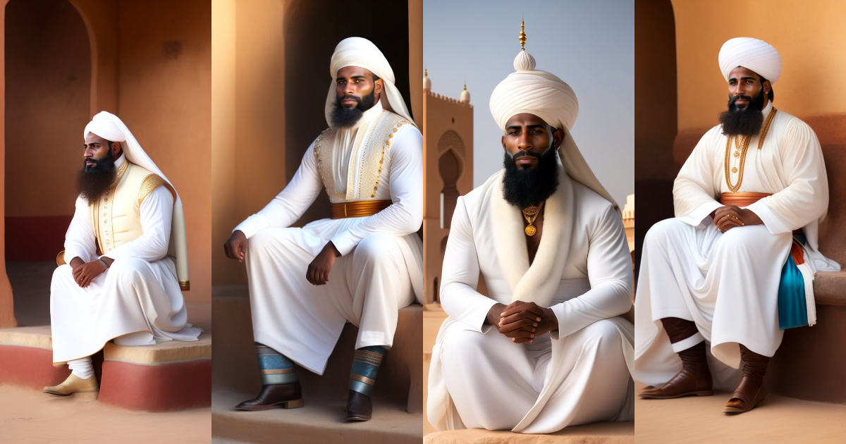 Lexica - Targuist in 1700s, A strong Man (a judge) 30 years old with a ...